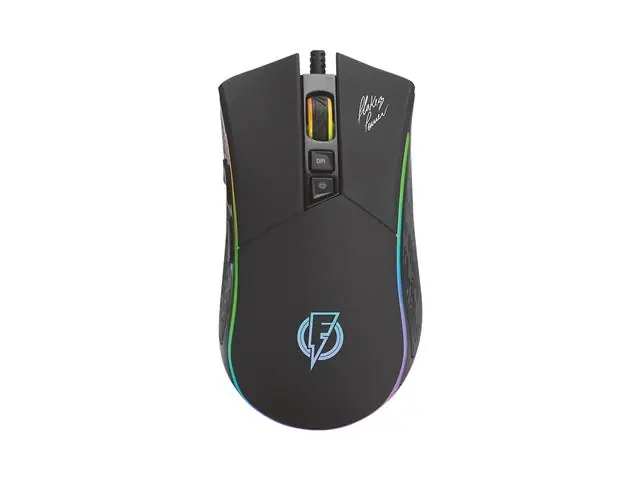 Mouse Gamer Flakes Power FLKM001 Epic 4800DPI Preto - Orbia